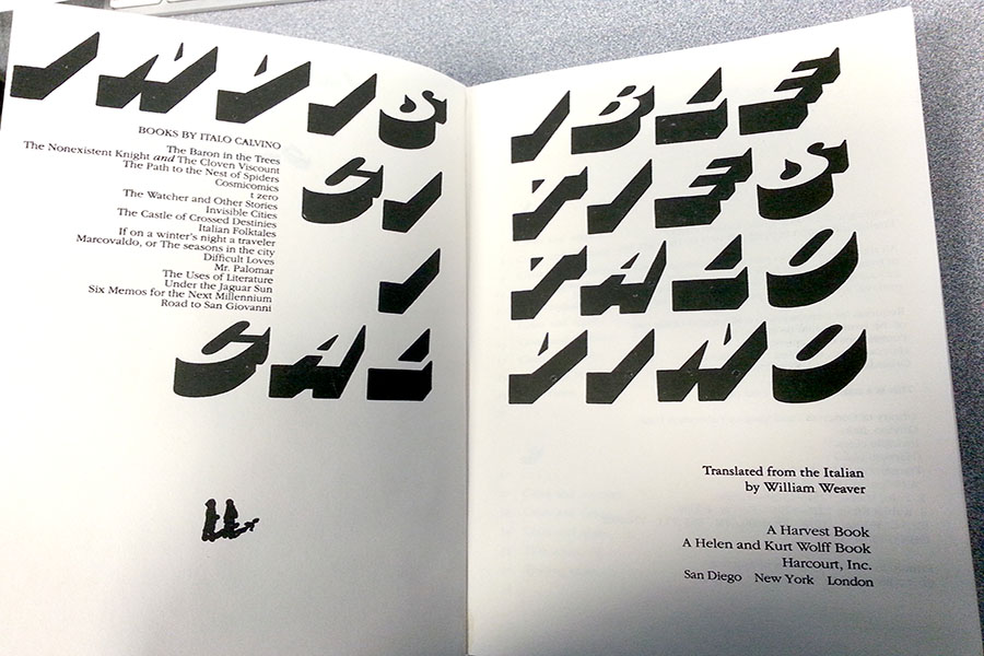 “Invisible Cities” is the perfect book for an existential crisis – HHS ...